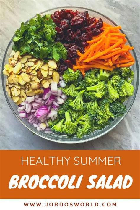 Light And Easy Broccoli Salad Easy Recipes Jordos World