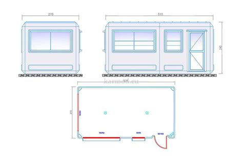 Functional Modular Kiosk 270x510 Cm