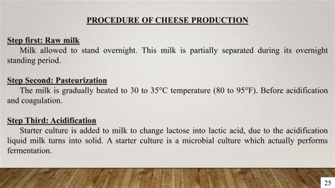 Cheese Production Process Pptx