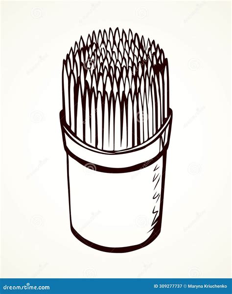Toothpicks Vector Drawing 302637980