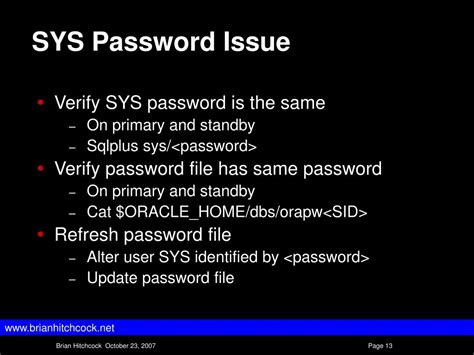 Ppt Oracle Dataguard Support Issues Powerpoint Presentation Free