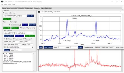 Unified Python Script For Calibration And Processing Of Meteor Spectra Spectroscopy
