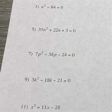 Solve Quadratic Equation By Factoring Solve Quadratic Equation By Factoring