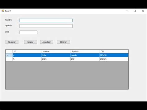 CRUD Linq C Con SQL Server YouTube