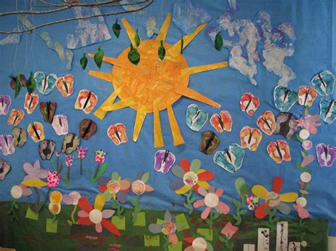 Colorful Spring Mural Collaborative Art Projects Art Projects Collaborative Art