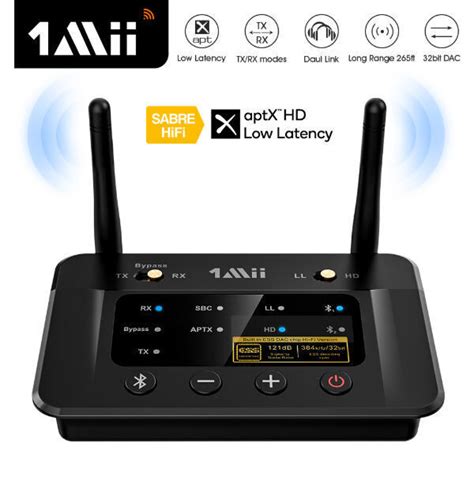 Buy Wholesale China 1mii Hi Fi Bluetooth 5 0 Transmitter Receiver For Home Stereo Tv Aptx Hd Ll