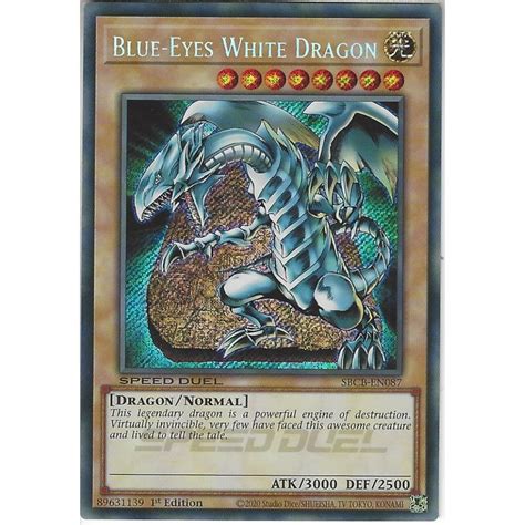 Rare Blue Eyes White Dragon Card 200x289