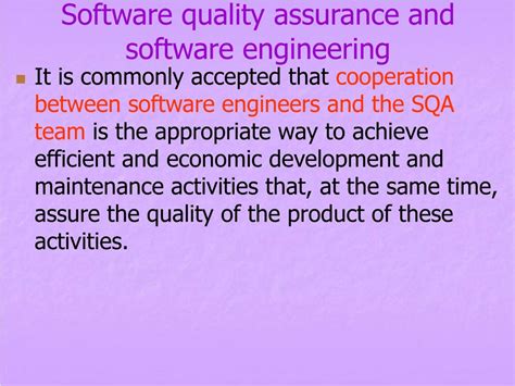 PPT Software Quality Assurance PowerPoint Presentation Free Download ID 3586396