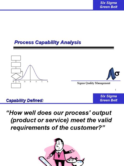 Process Capability Analysis Pdf Six Sigma Standard Deviation