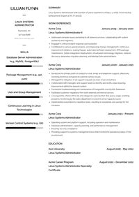Linux Systems Administrator Resume Examples That Work