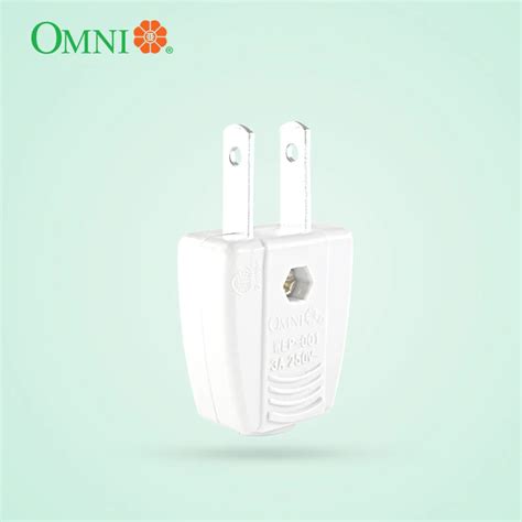 Omni Electrical Plug 3a 250v White Niolin Industrial Supply