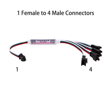 Jual Mini Ttl Signal Led Amplifier Repeater Ws2812b Ws2811 Rgbic 3 Pin