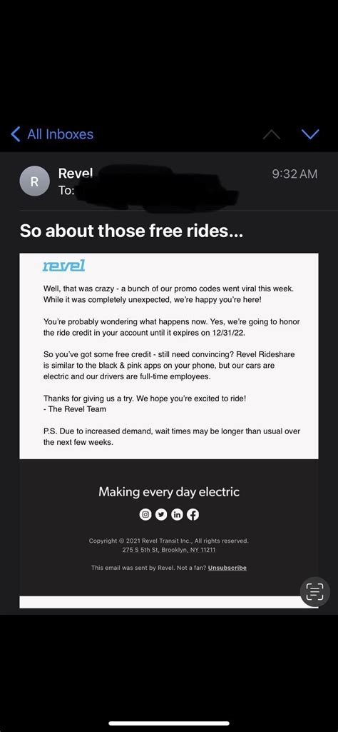 Update On The Revel Ride Share Free Code Spree Rfreebies