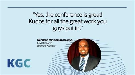 the knowledge graph conference testimonials from industry experts the