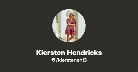 Kiersten Hendricks Instagram Facebook Tiktok Linktree