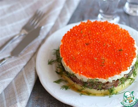 Салат "Рыбный деликатес" – кулинарный рецепт