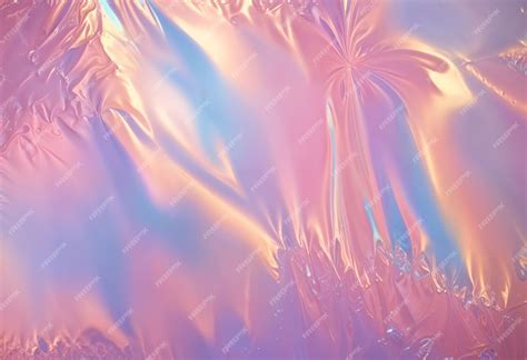 Голографический радужный фон Ai сгенерированное изображение