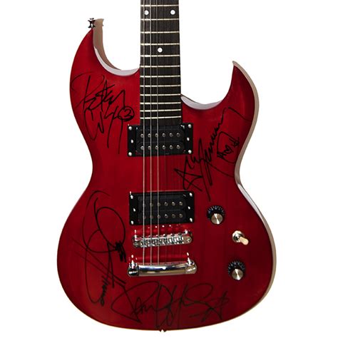 Kiss Guitar Autographed Collectible