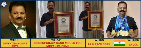 Biggest Silica Sand Mould For Metal Casting World Record By Devendra