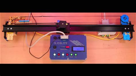Tts Diy Motion Control Camera Slider Introduction And Demo Arduino Project Youtube