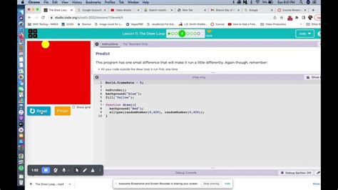 Code Org Lesson 11 Level 4 Unit 3 In Discoveries Youtube