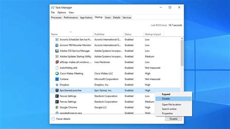 Reduce Startup Time Registergaret