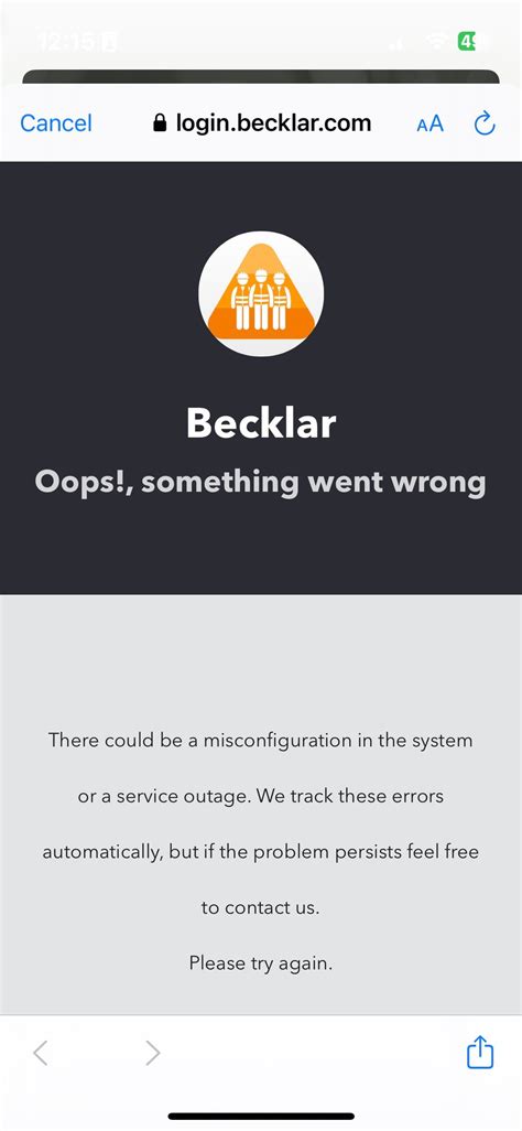 Why Is My Login With Sso Not Working On Workersafety Pro For Iphone