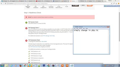 PHP Settings Check Magento Error Always Populate Raw Post Data To YouTube