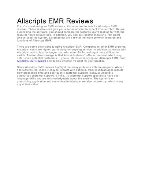 Ppt Allscripts Emr Reviews Powerpoint Presentation Free Download Ppt Allscripts Emr Reviews Powerpoint Presentation Free Download