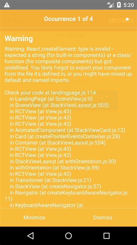 Javascript React Native Picker Warning Stack Overflow