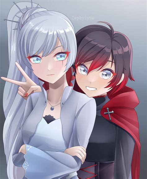Rwby Rubi E Weiss Ruby Rose Weiss Schnee Yang Xiao Long And Blake