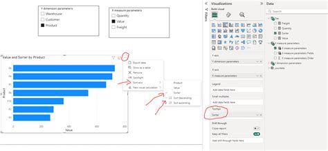 field parameters sorting the visual based on meas microsoft