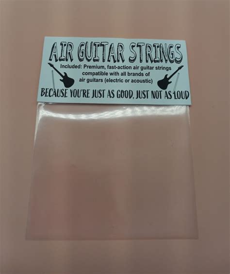 Air Guitar Strings Funny Gag Ts White Elephant Novelty Ts