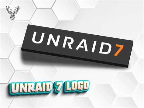 Unraid 7 Server Badge Logo By Its Agent Mck Makerworld