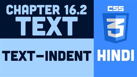 Css Tutorial In Hindi 162 Text Indent Youtube