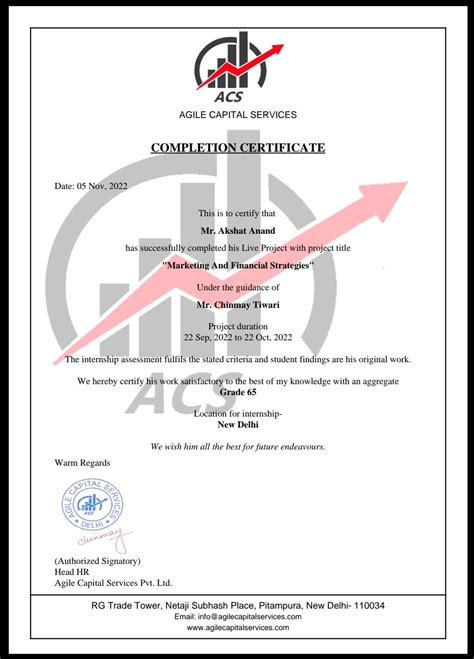 Akshat Anand On Linkedin Internship Agilecapitalservice Opportunity Acs Itmbusinessschool