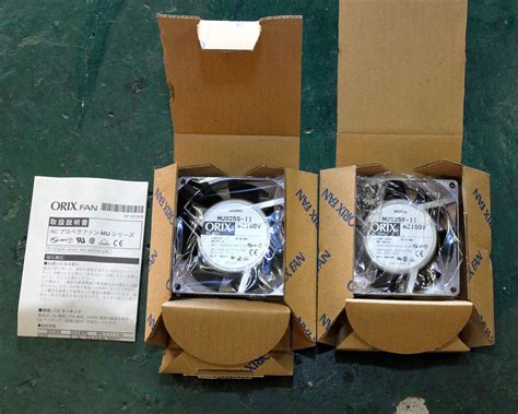 未使用 オリエンタルモーター Mu925s 11 Ac小型プロペラファン Muシリーズ 2個セット Oriental Orix Fan