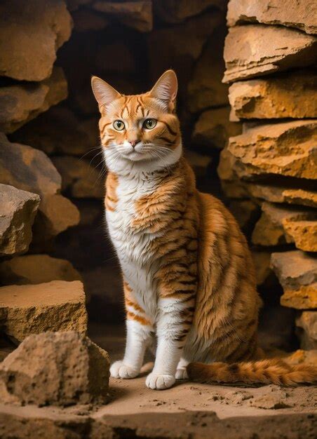 Premium Photo A Realistic Photograph Of A Ginger Cat