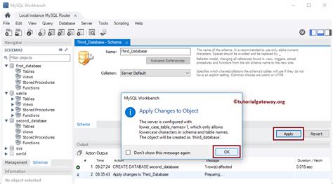 MySQL Create Database