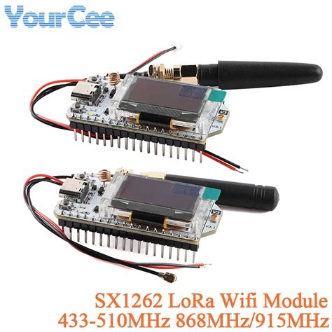 Esp32 Sx1262 Lora Wifi Kit 32 Module 433 510mhz 868mhz 915mhz 0 96 Inch