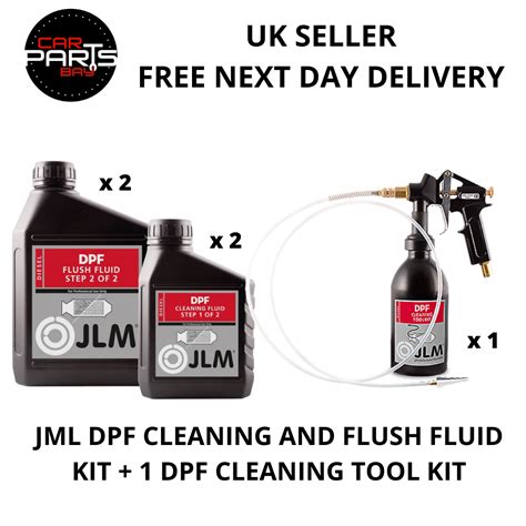 Jlm Dpf Cleaner Cleaning And Flush Fluid Pack With Spray Tool Kit Ebay