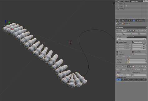 Array Following Path Without Distorting Mesh Modeling Blender