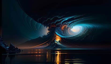 Artstation Barrell Tsunami Artworks