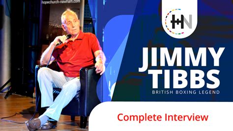 An Evening With Jimmy Tibbs Hope Church Newham