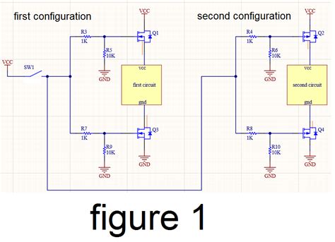 Mosfet How To Isolate Both Vcc And Gnd Electrical Engineering Stack Exchange