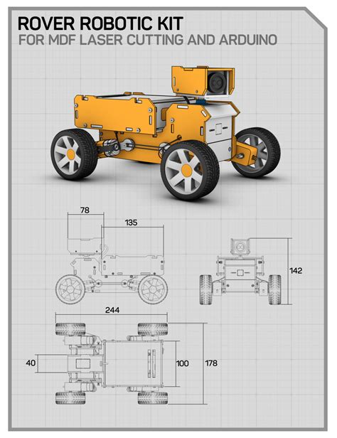 ROVER KIT FOR ARDUINO In 2025 Arduino Projects Drone Design Arduino