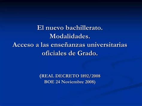 Ppt Bachillerato Powerpoint Presentation Free Download Id5228550