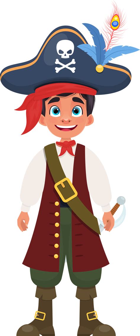 Pirate Boy Clipart Design Illustration 9381072 Png