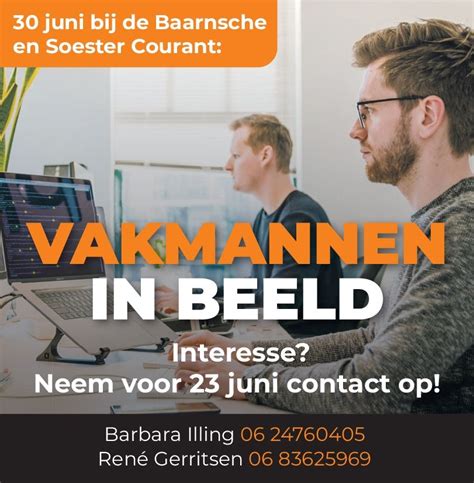 Vakmannen Van Soest En Baarn Laat Zien Wat Je Kunt In Deze Uitgave Na