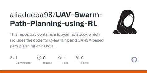 Github Aliadeeba Uav Swarm Path Planning Using Rl This Repository Contains A Jupyter